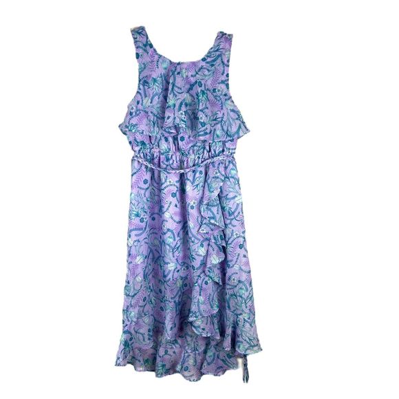 Disney | Dresses | Disney Dsigned Dress Youth Small Purple Green ...